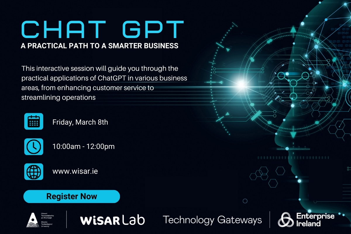 Register Now: Chat GPT- A Practical Path to a Smarter Business - Wisar Lab